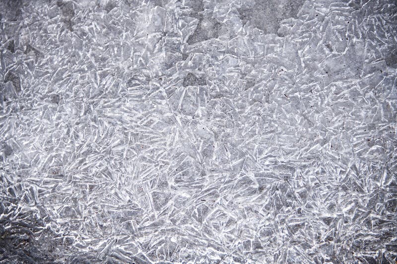 Textures and Shapes Created by Nature in the Winter Stock Photo - Image ...