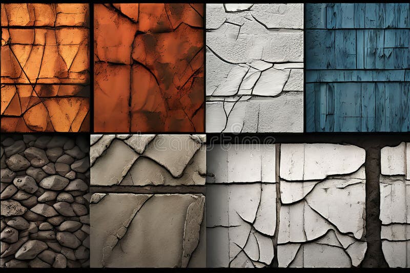 Textures Use a Variety of Textures To Create Unique Visual Inter Stock ...