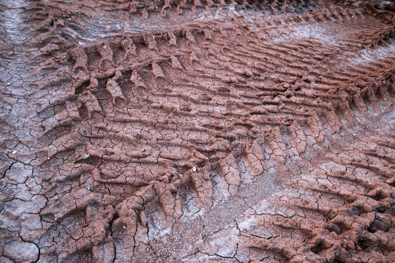 Textures of Various Clay Layers Underground in Clay Quarry after ...