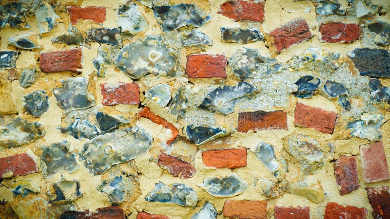 Brick and Flint House stock image. Image of flint, house - 1918557