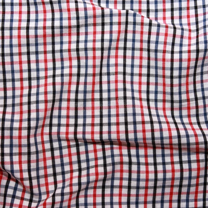 Textuur Van Een Rood En Wit Geruit Tafelkleed Stock Afbeelding - Image ...