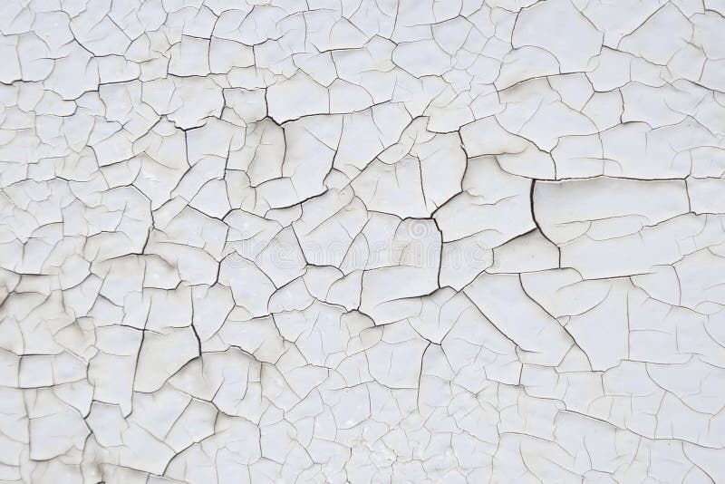 Textuur Veel Gebarsten Witte Verf Stock Afbeelding - Image of ...