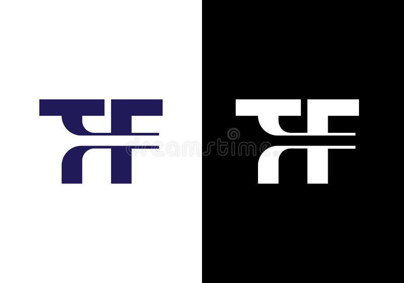 TF Letter Logo Design. Creative T F Letters Icon Vector Stock Vector ...