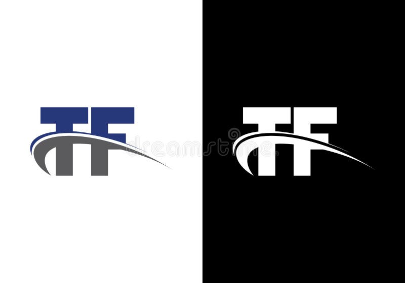 TF Letter Logo Design. Creative T F Letters Icon Vector Stock Vector ...