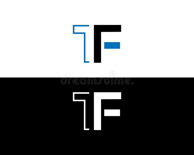 TF Letters Initial Logo Design Stock Vector - Illustration of estate ...
