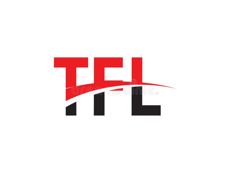 TFL Letter Initial Logo Design Vector Illustration Stock Vector ...