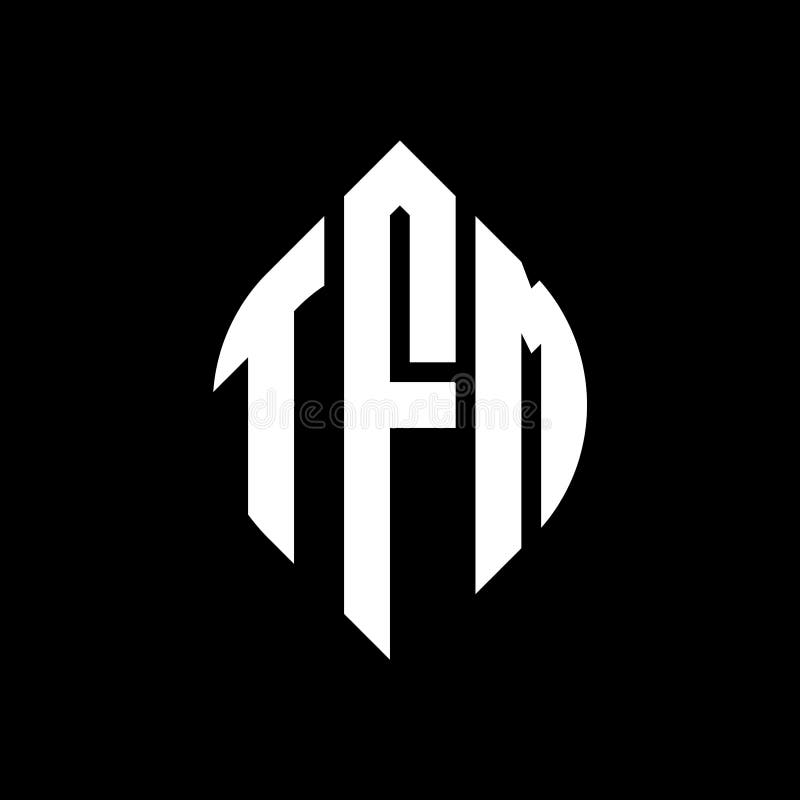 TFM Circle Letter Logo Design with Circle and Ellipse Shape. TFM ...