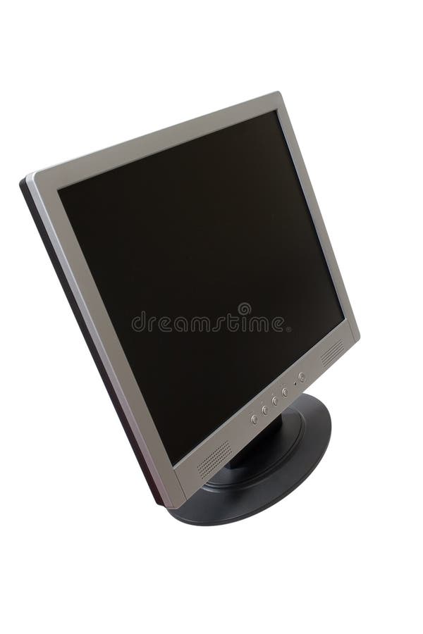 LCD Monitor stock image. Image of monitor, audio, office - 5793