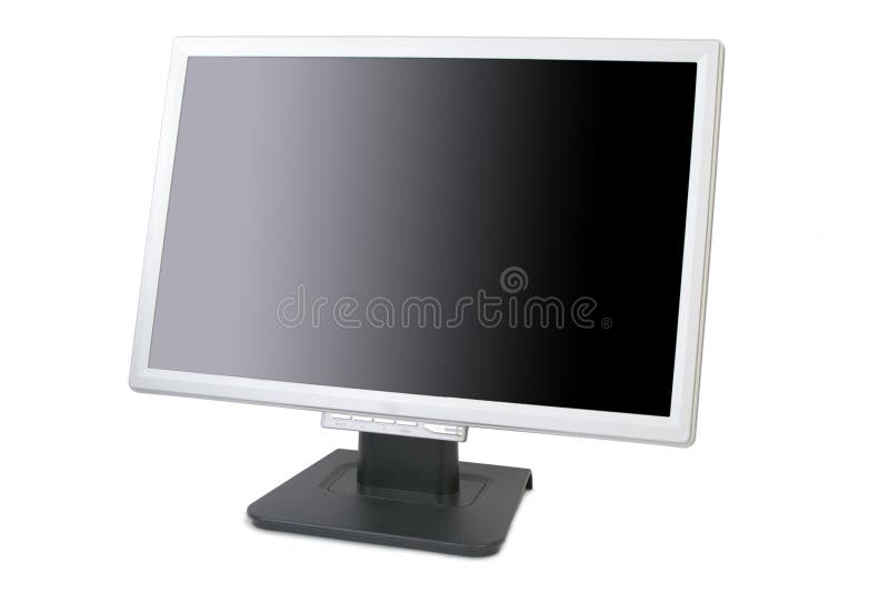 TFT monitor stock image. Image of digital, white, screen - 1570715