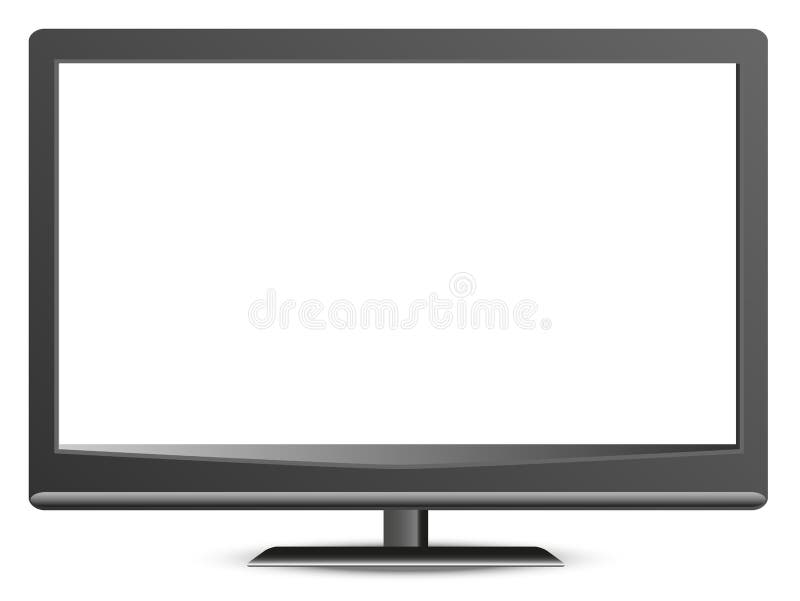 TFT Monitor stock vector. Illustration of graphic, elegance - 24728004