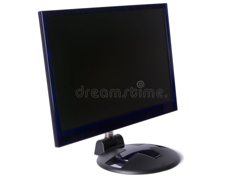 TFT monitor stock image. Image of digital, white, screen - 1570715