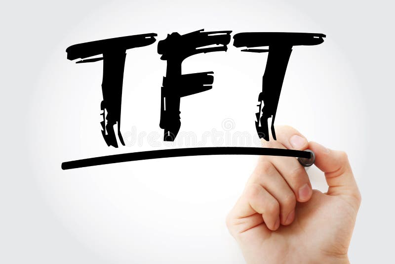 TFT - Thin Film Transistor Acronym with Marker, Technology Concept ...
