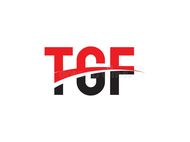 TGF Letter Initial Logo Design Vector Illustration Stock Vector ...