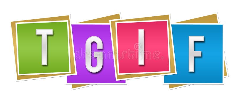 Tgif Stock Illustrations – 2,055 Tgif Stock Illustrations, Vectors ...