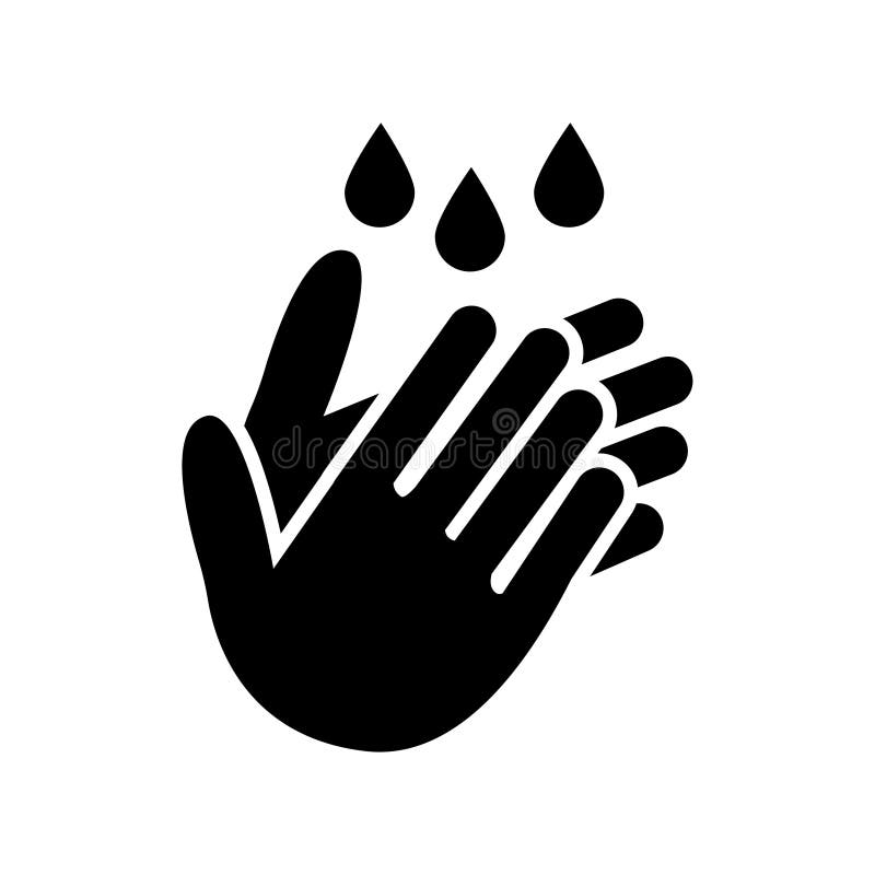 Hand Wash Icon, Hand Hygiene, Vector Illustration Stock Vector ...