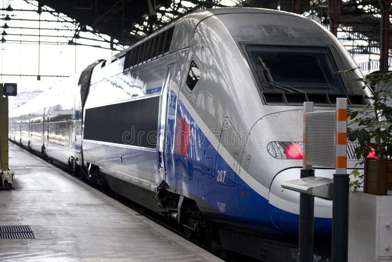 TGV - French High Speed Train Stock Photo - Image of train, shiny: 2066674