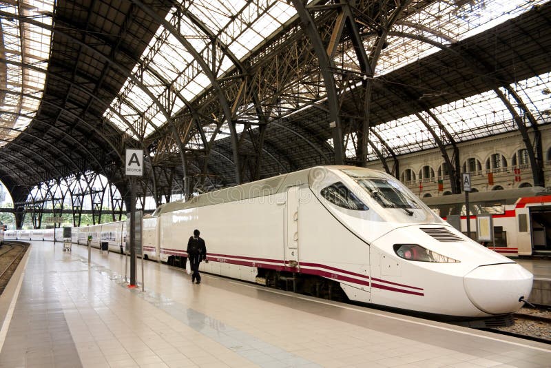 Passenger Trains France Spain Stock Photos - Free & Royalty-Free Stock ...