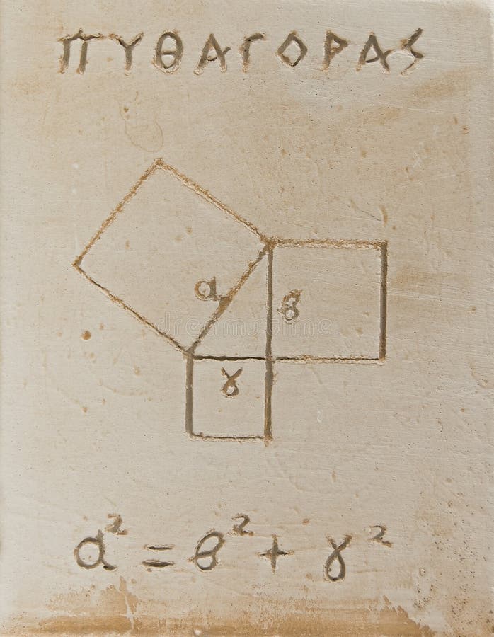 Pythagore image stock. Image du historique, scientifique - 24933857