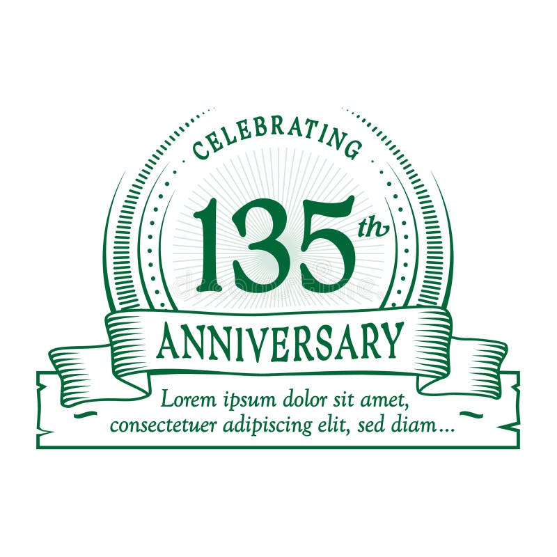 135years Logo Stock Illustrations – 168 135years Logo Stock ...