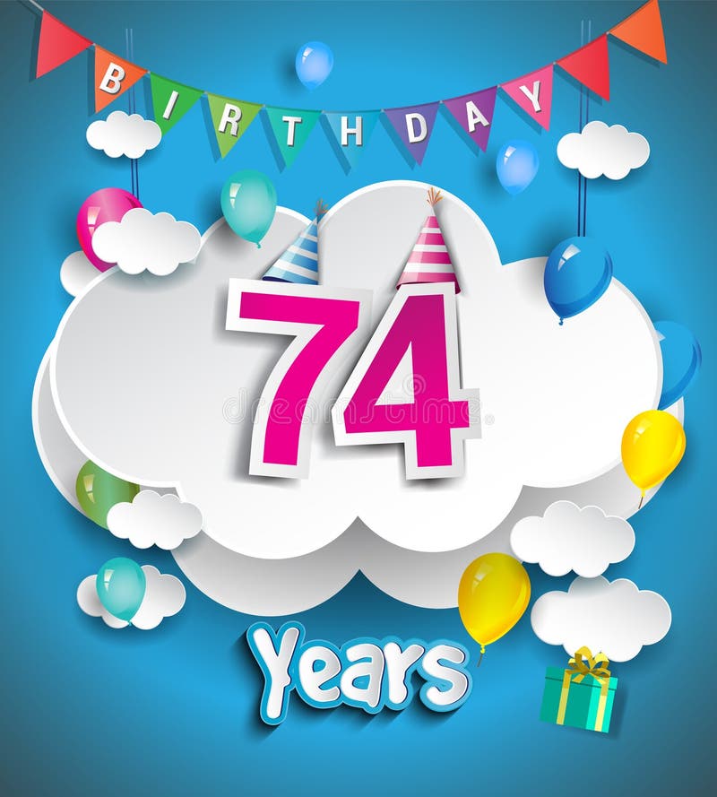 74th Birthday Stock Illustrations – 277 74th Birthday Stock ...
