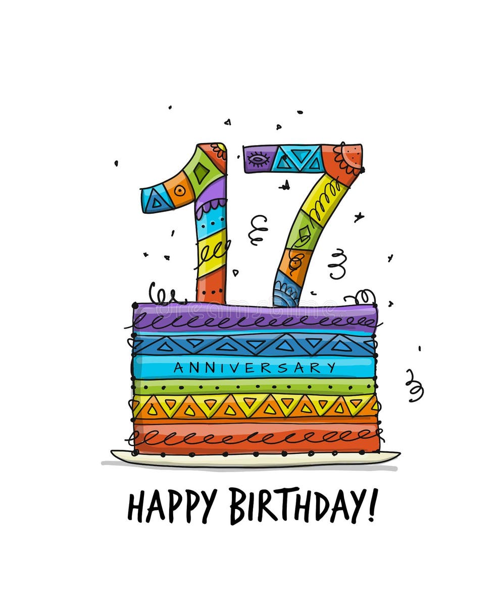 Happy 17th Birthday Stock Illustrations – 533 Happy 17th Birthday Stock ...