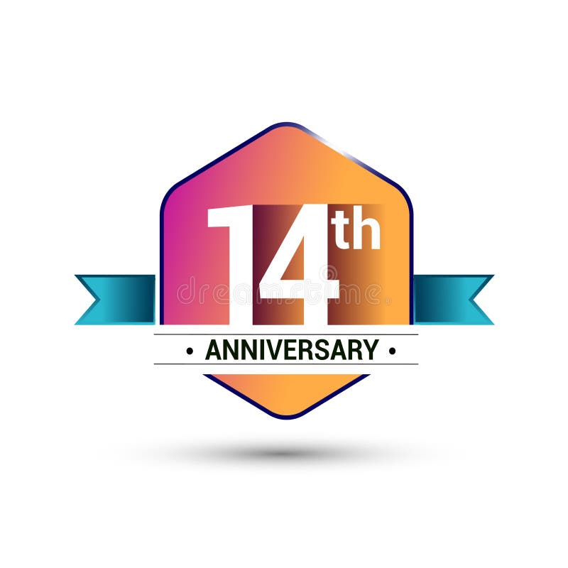 14th Silver Anniversary Logo with Laurel Wreath, Ribbon and Silver Ring ...