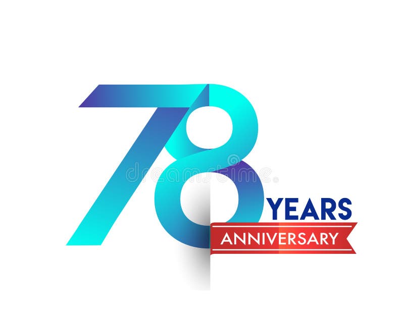 78th Anniversary Celebration, Luxurious 78 Years Anniversary Logo ...