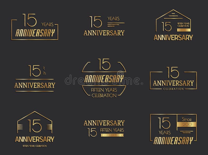 15th Anniversary Stock Illustrations – 3,679 15th Anniversary Stock ...