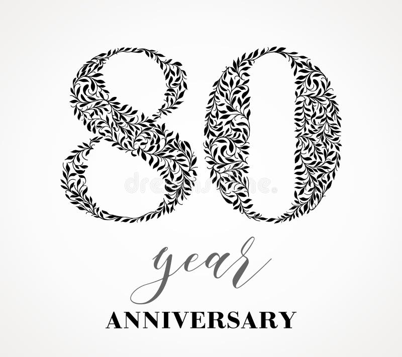 Number 80 Floral Stock Illustrations – 68 Number 80 Floral Stock ...