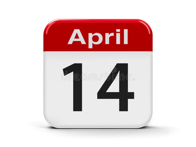 14th April stock illustration. Illustration of icon, business - 89877446