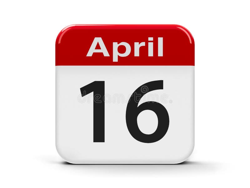 16th April stock illustration. Illustration of event - 88427787