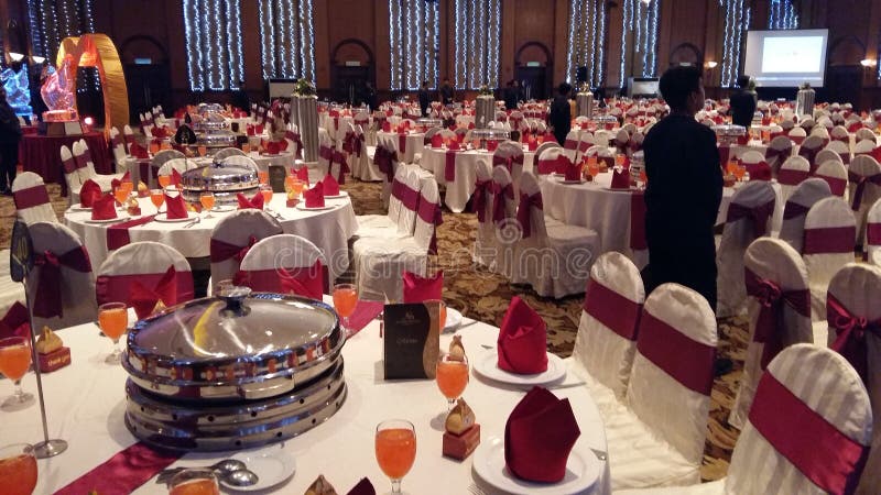 7th Aug 2016, Kuala Lumpur, Malaysia. a Banquet Wedding Dinner Function ...