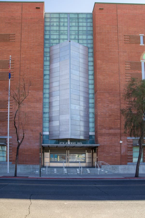 The 4th Avenue Jail in Downtown Phoenix Arizona Editorial Photography ...