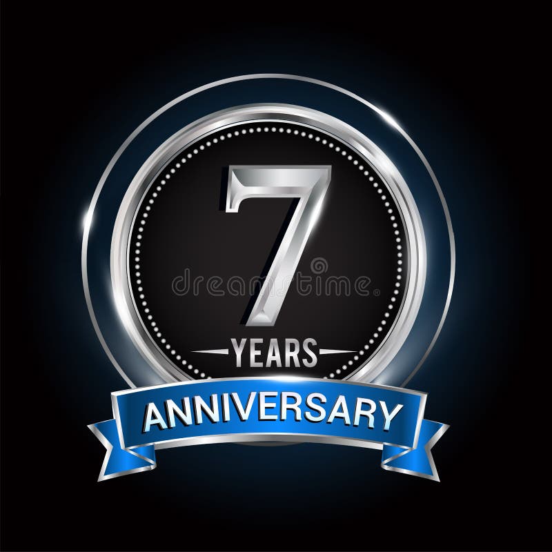 Happy 7th Wedding Anniversary Stock Illustrations – 476 Happy 7th ...