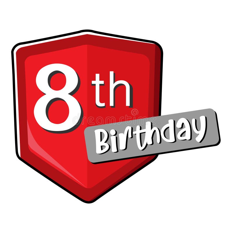 8th Birthday Stock Illustrations – 1,260 8th Birthday Stock ...