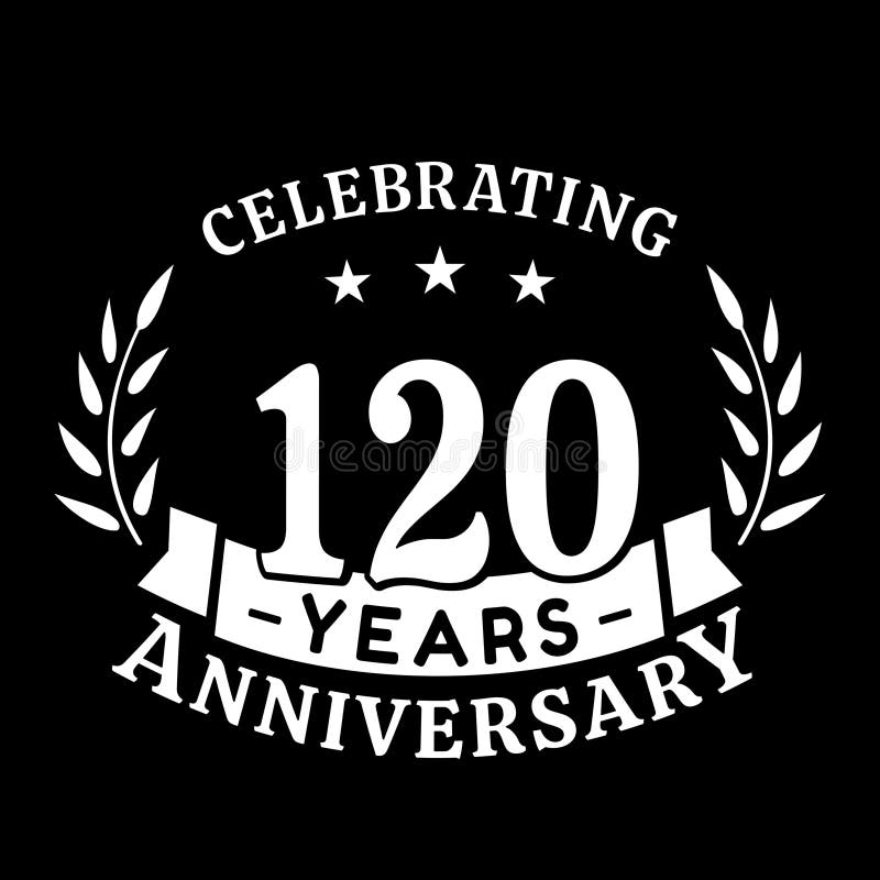 120 Years Anniversary Celebration Logotype. 120th Anniversary Logo ...