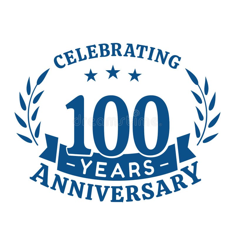 100 Years Anniversary Celebration Logotype. 100th Anniversary Logo ...