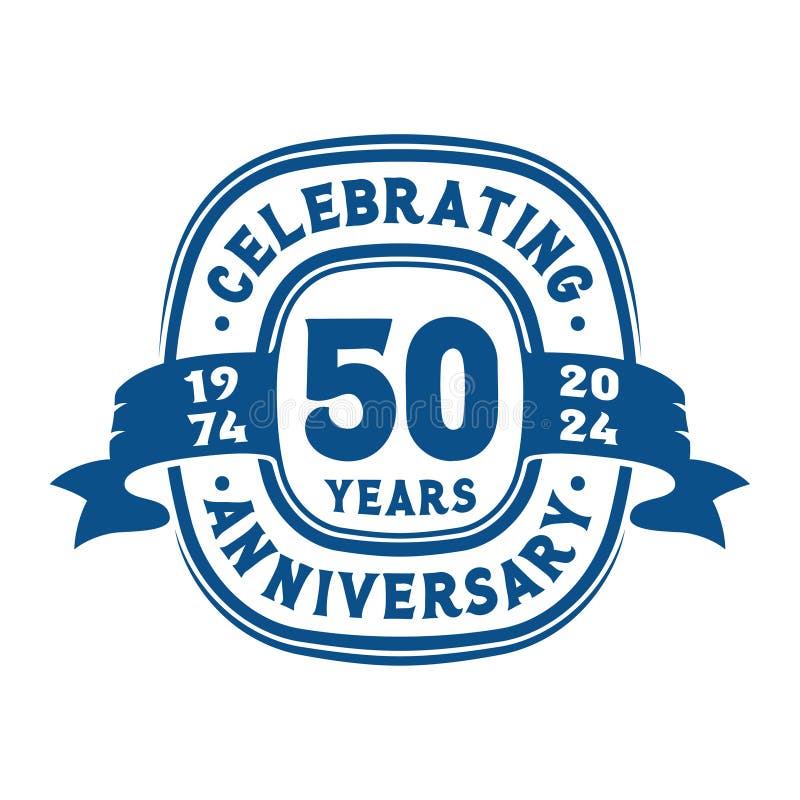 50th Anniversary Celebration Logo Design Template. 50th Anniversary ...