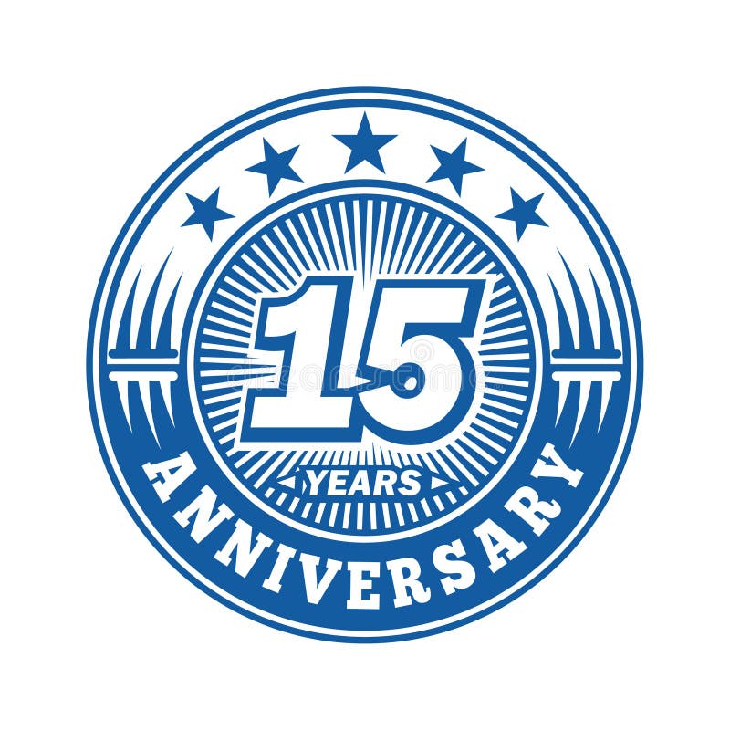15th Anniversary Blue Stock Illustrations – 211 15th Anniversary Blue ...