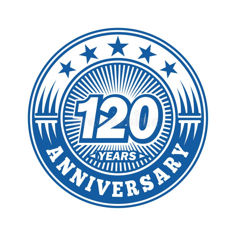 120 Years Anniversary Celebration. 120th Anniversary Logo Design ...