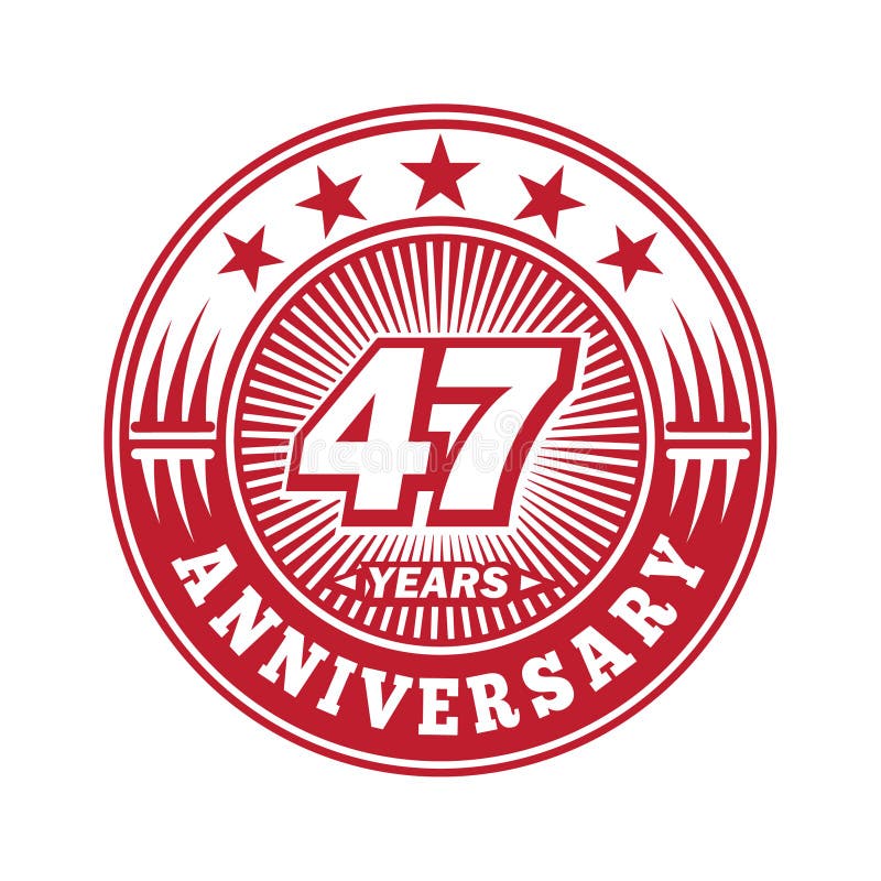 Celebrating 47 Years Stock Illustrations – 230 Celebrating 47 Years ...