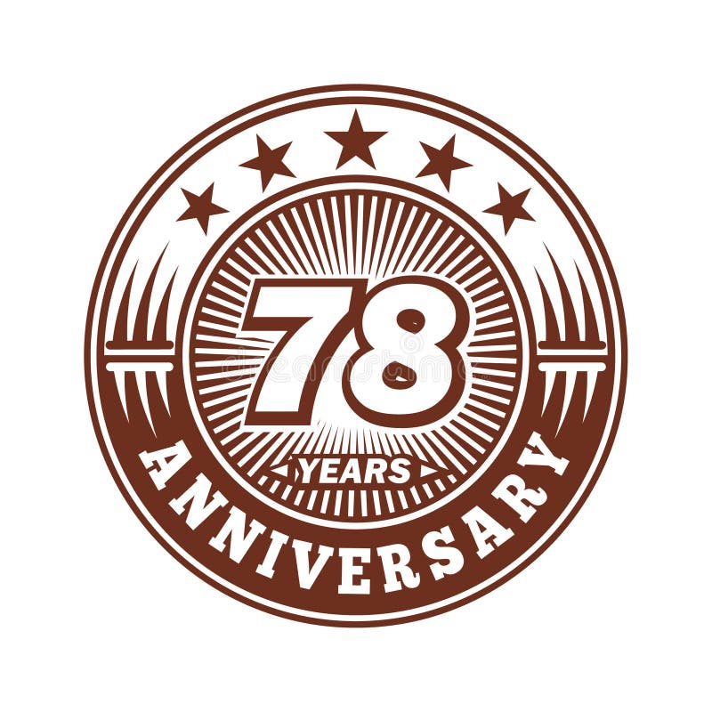 78years Logo Stock Illustrations – 65 78years Logo Stock Illustrations ...