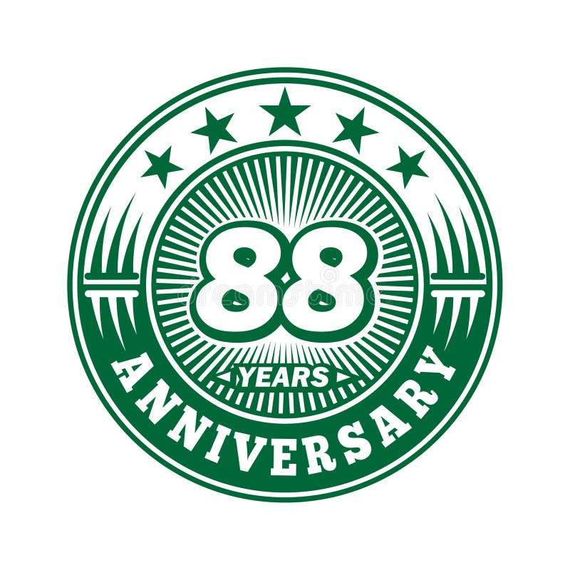 88years Logo Stock Illustrations – 73 88years Logo Stock Illustrations ...