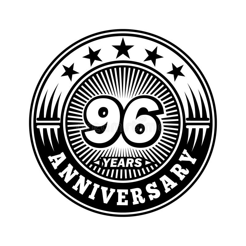 96years Anniversary Stock Illustrations – 74 96years Anniversary Stock ...