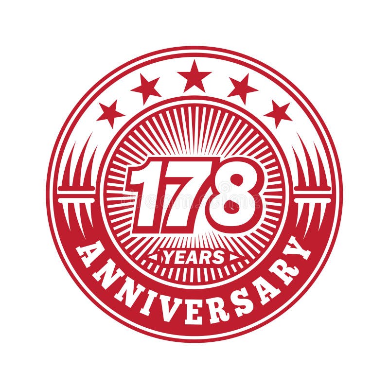 178years Anniversary Stock Illustrations – 72 178years Anniversary ...
