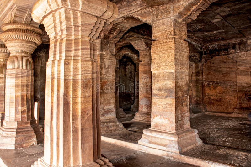 6th Century Architecture of Chalukya Dynasty Stock Photo - Image of ...