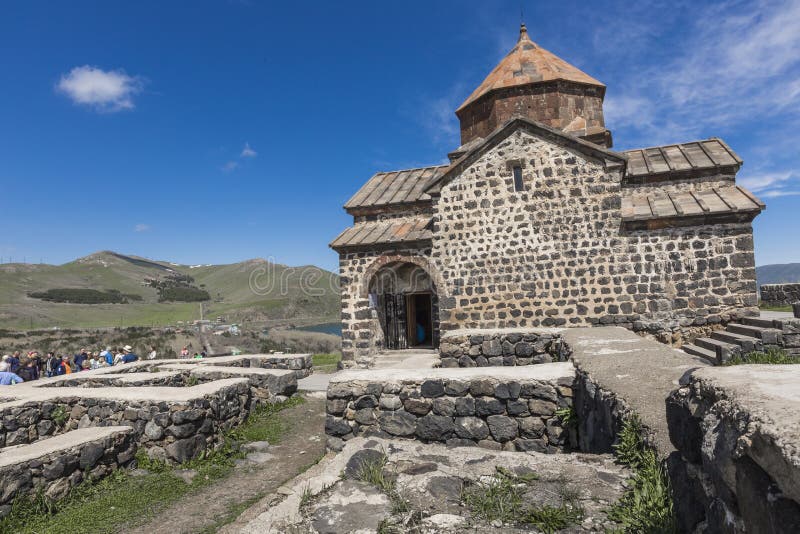 The 9th Century Armenian Monastery of Sevanavank at Lake Sevan ...