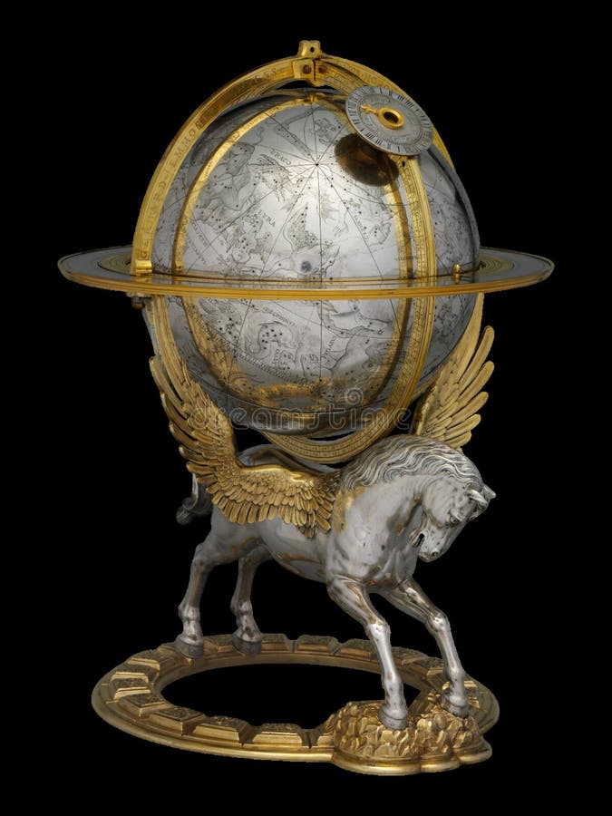 16th Century Celestial Globe with Clockwork by Gerhard Emmoser Stock Image - Image of ...