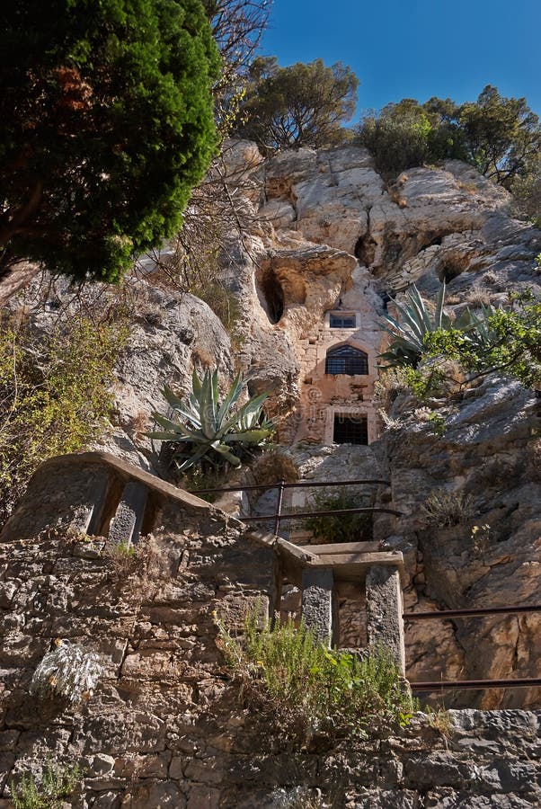 The Church of St. Nicholas on Mountain Marjan, Split, Dalmatia, Croatia ...