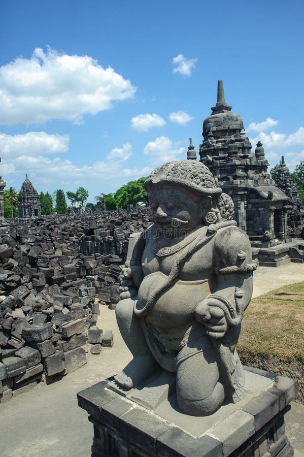 9th Century Hindu Temple Prambanan on Java Island Stock Photo - Image ...